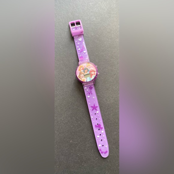 Disney | Accessories | Disney Princess Watch In Purple Featuring ...